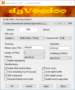虚拟 Voodoo 系列显卡 重温经典老游戏 - 兔子教程