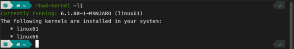 如何在 Manjaro 中更改内核版本 - 兔子教程